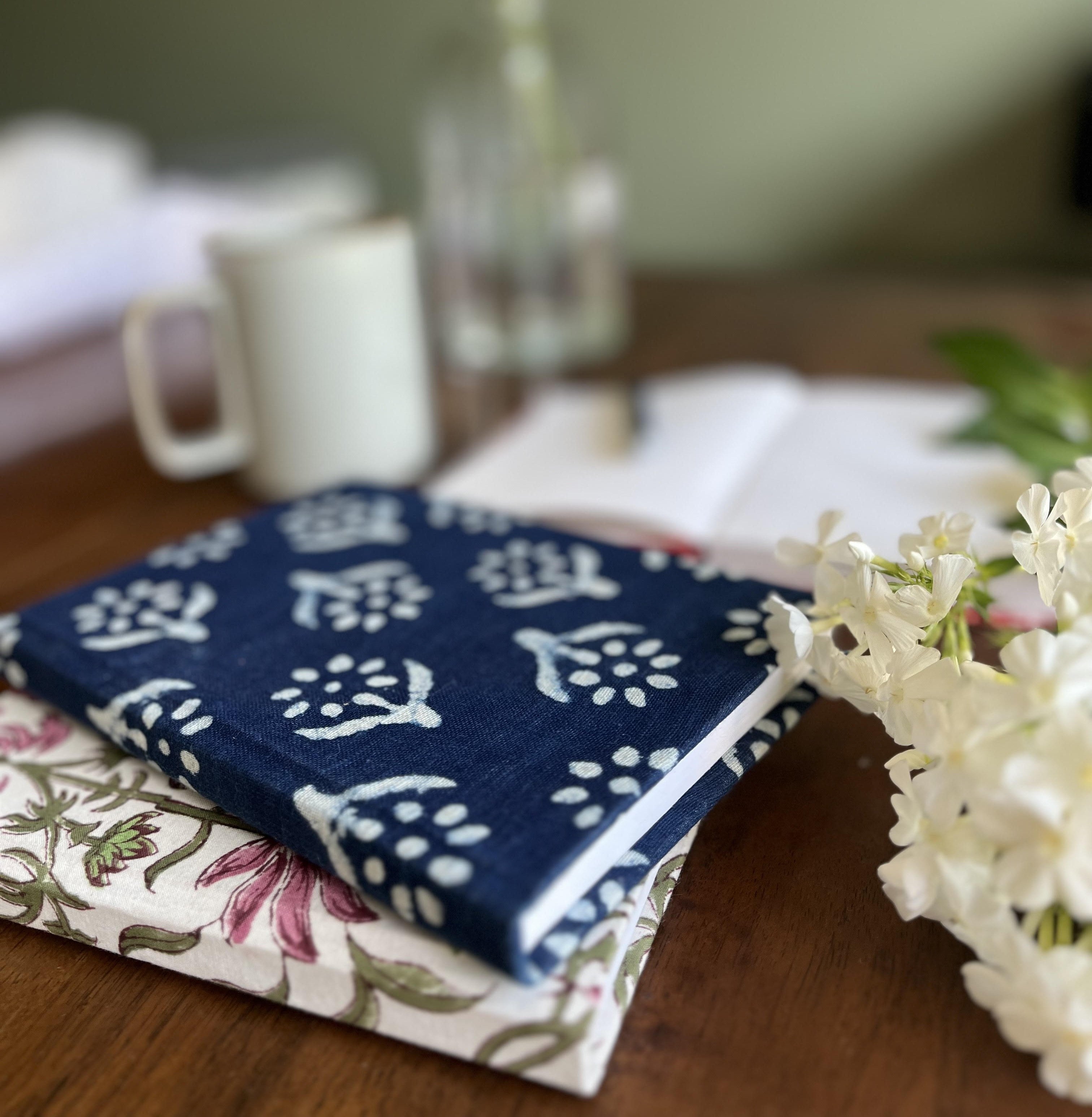 Block Print Journal Diaries | Handmade Hardcover | Neev